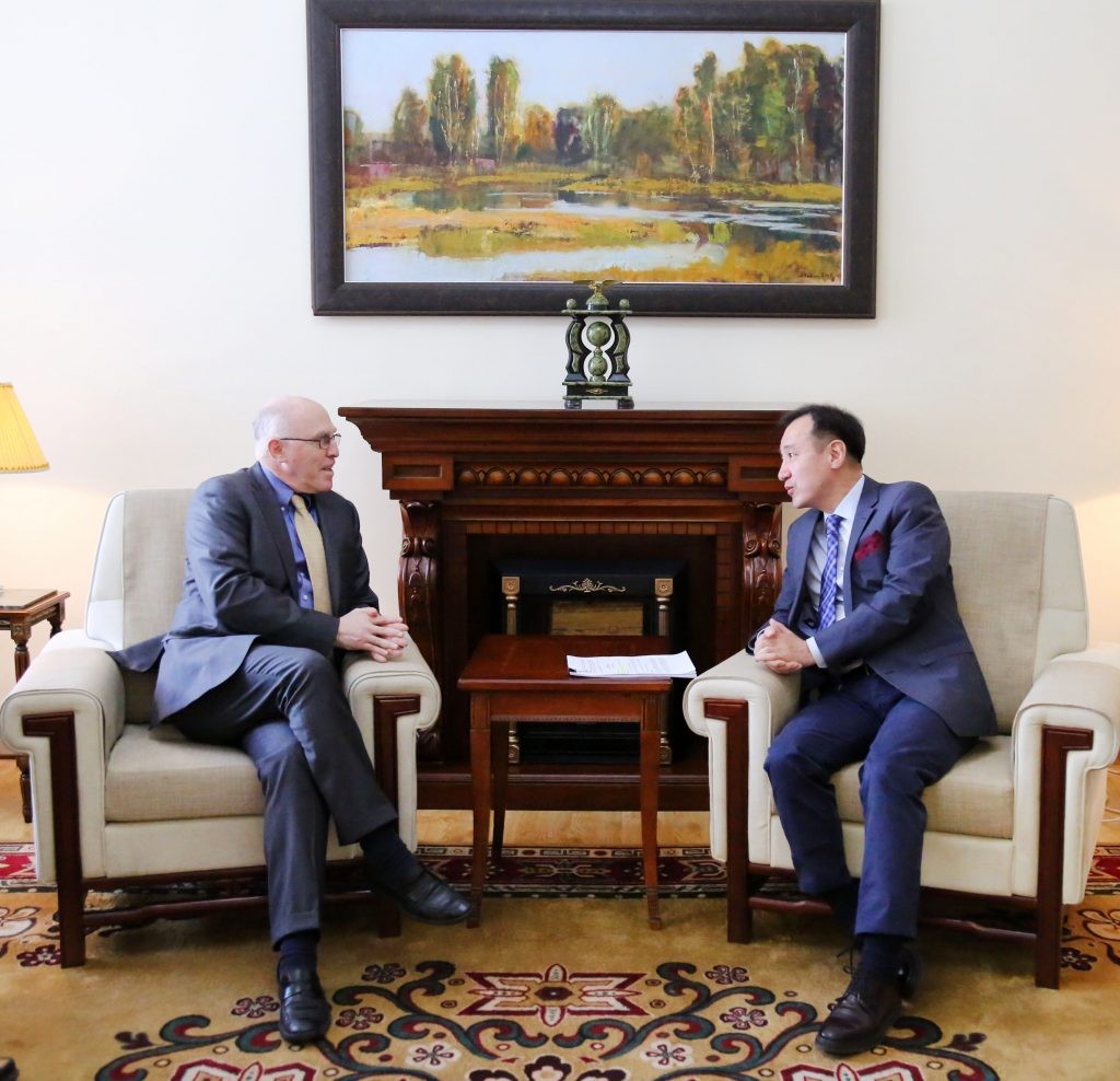 Гадаад харилцааны сайд АНУ ын Элчин сайдыг хүлээн авч уулзав