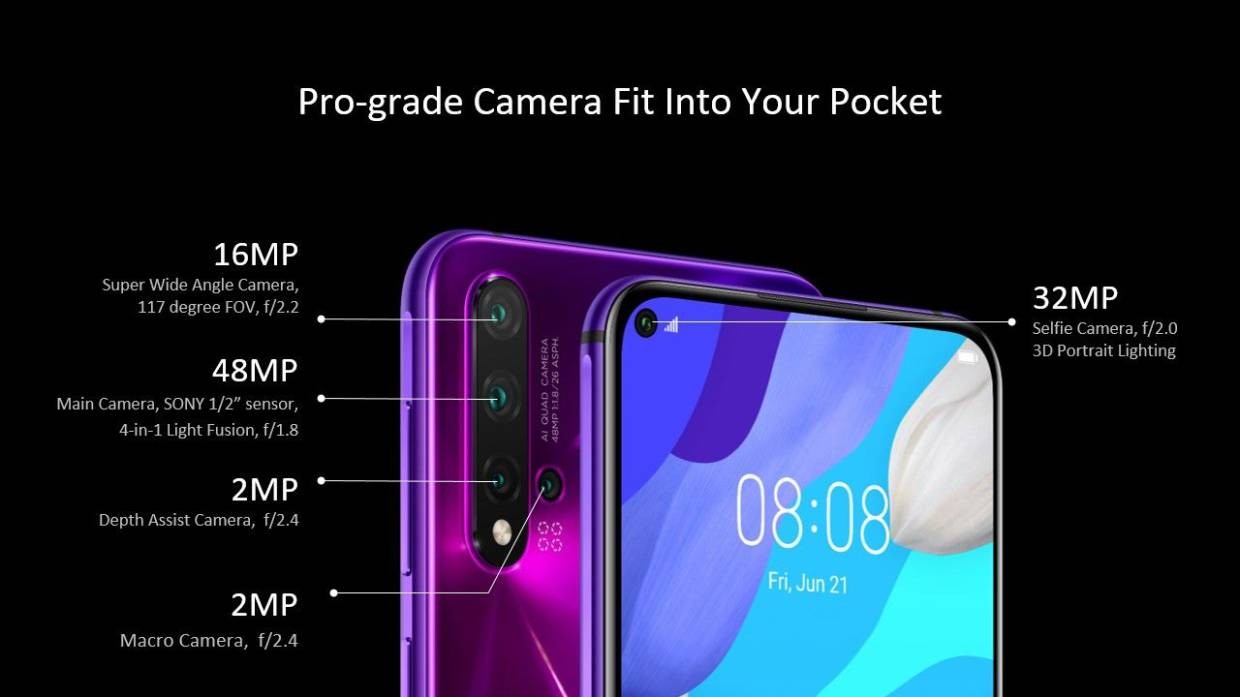 HUAWEI-н шинэ загвар NOVA5T Google үйлчилгээтэйгээр худалдаанд гарчээ