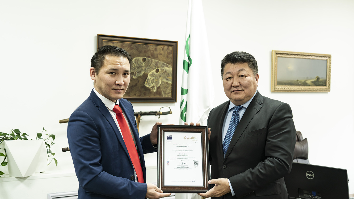 “МОНОС УЛААНБААТАР” бүх эмийн сангийн салбарууддаа Iso 9001 2015