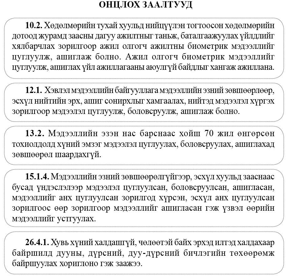 Хувийн мэдээллийг хуулиар ингэж хамгаална