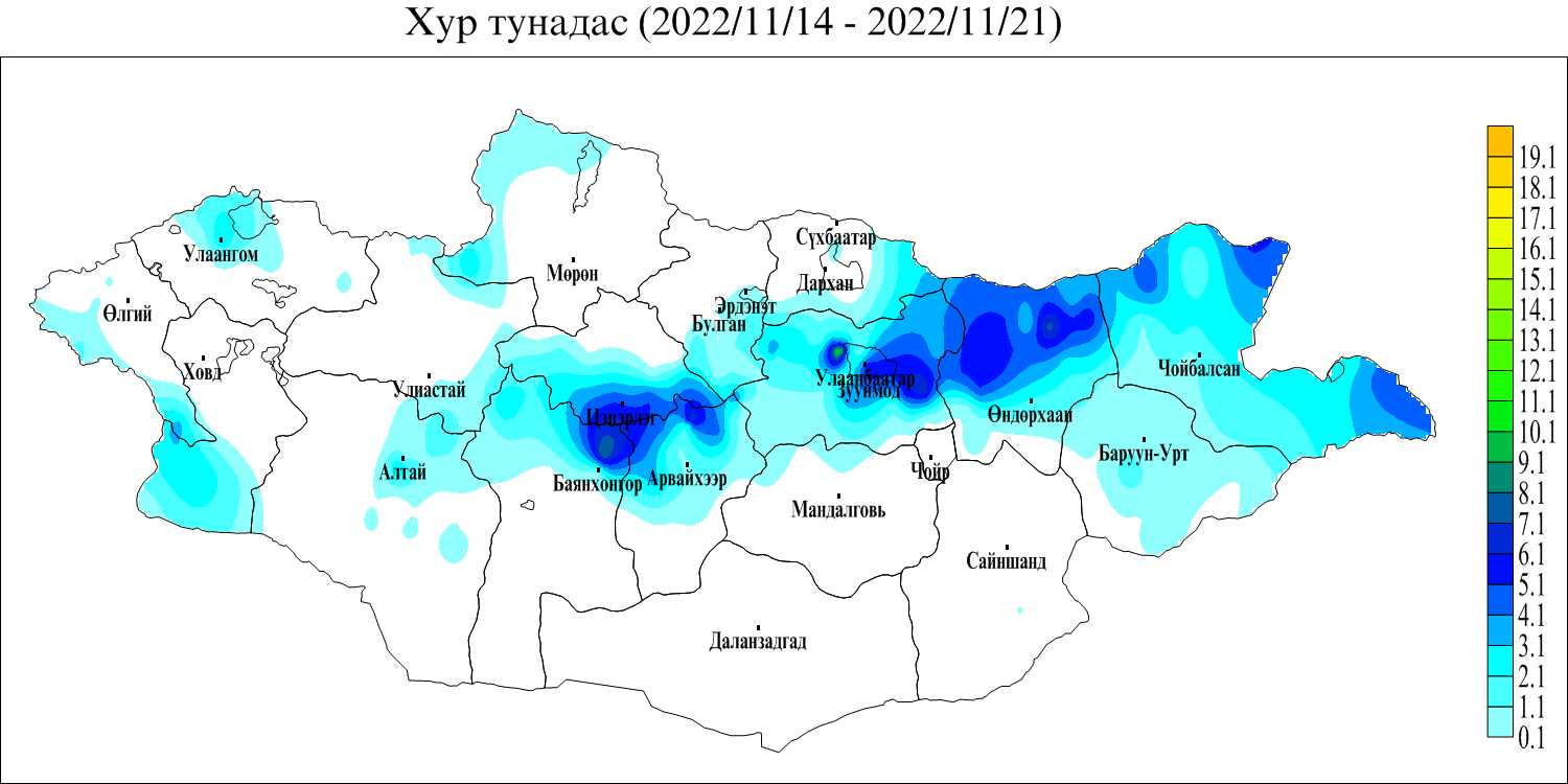 Нийт нутгийн 30 хувьд цасан бүрхүүл тогтлоо