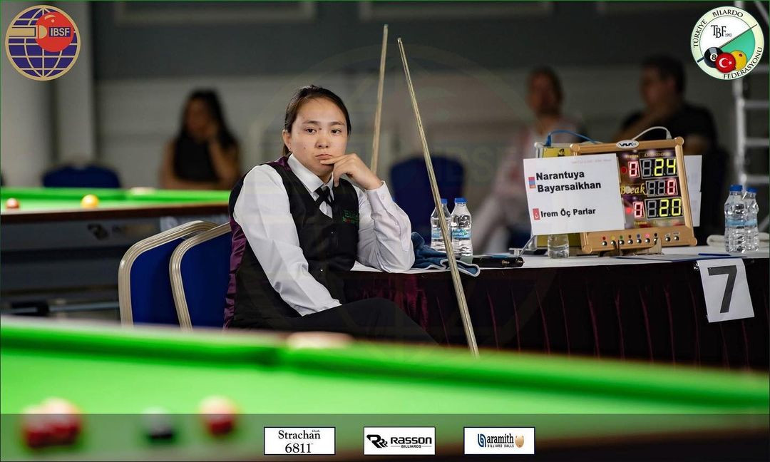 Б Нарантуяа Snooker ын дэлхийн аваргын шөвгийн наймд шалгарлаа