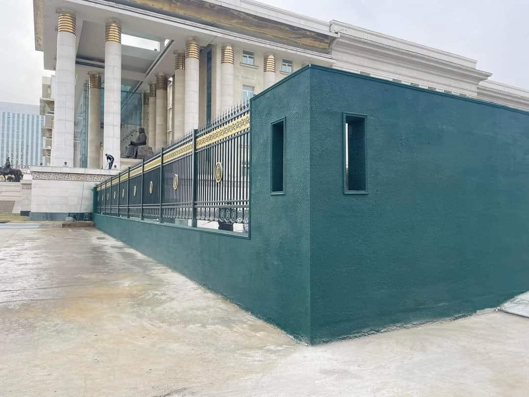 Төрийн ордны хашааны засварын ажил дуусжээ