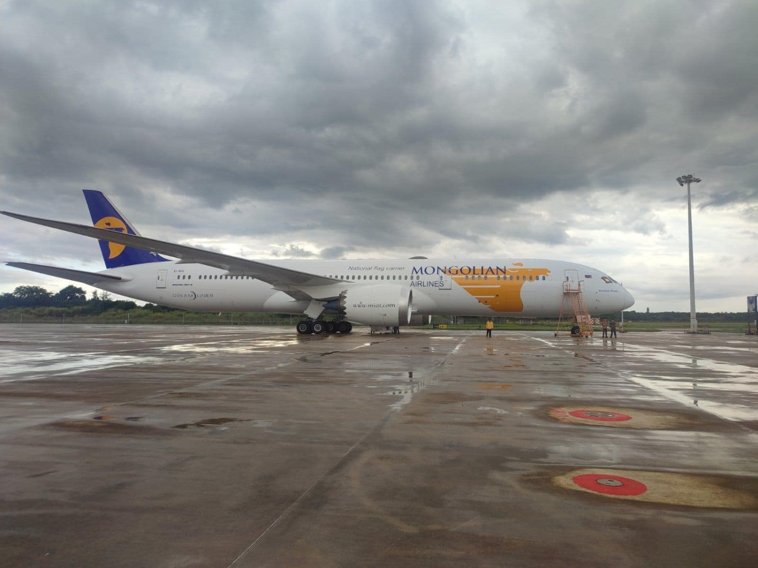 U.S direct flight "Kublai Khan" Boeing-787-9 Dreamliner aircraft to be ...