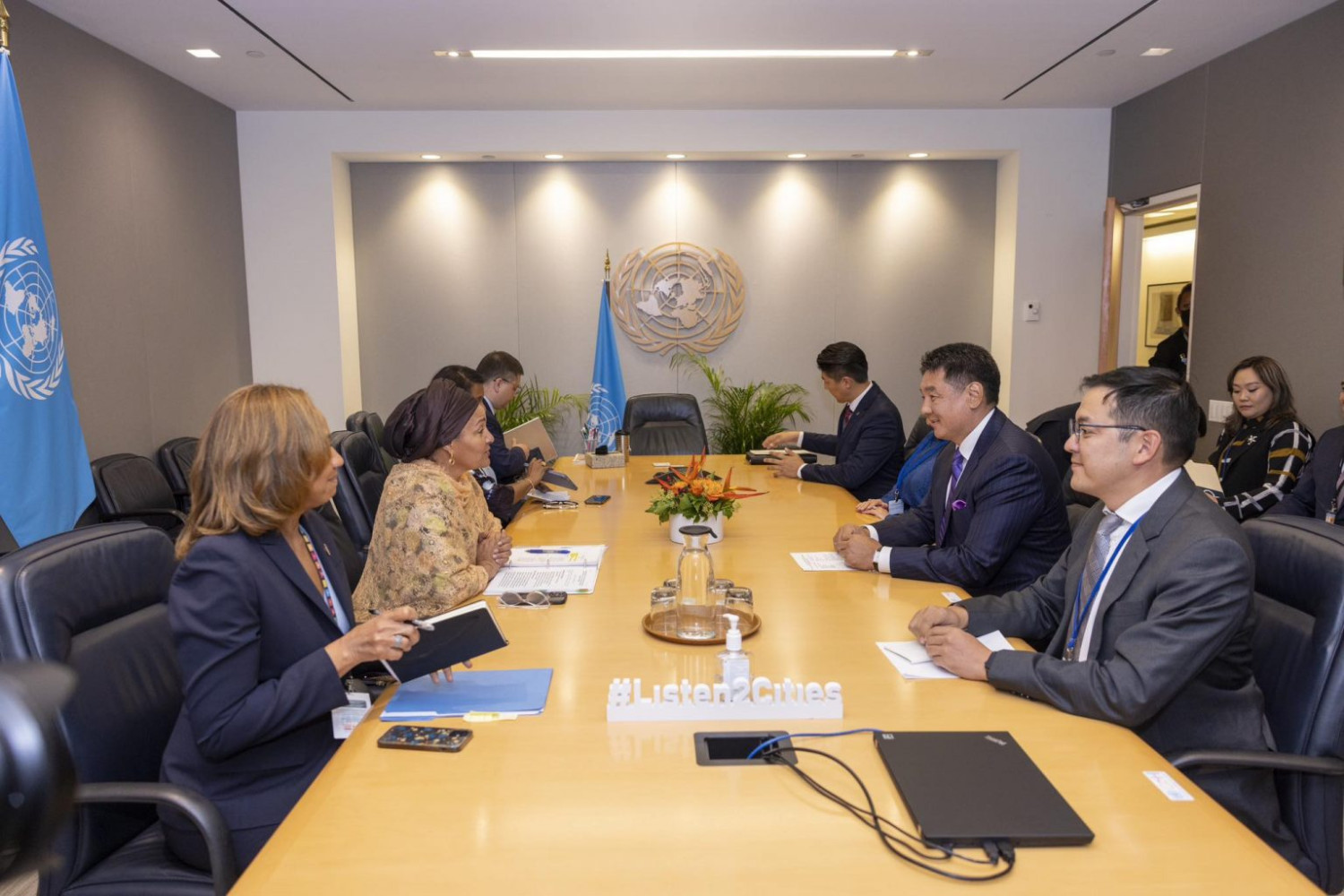 Ерөнхийлөгч У Хүрэлсүх НҮБ ын Ерөнхий нарийн бичгийн даргын орлогчтой уулзав