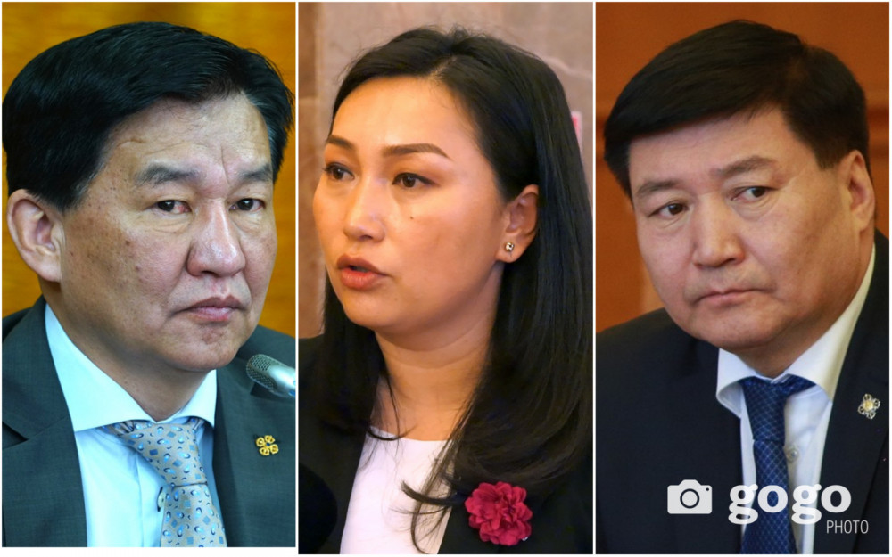 Эрүүл мэндийн сайдаар С Чинзориг Барилгын сайдаар Ц Даваасүрэн Боомтын сайдаар Х Булгантуяаг